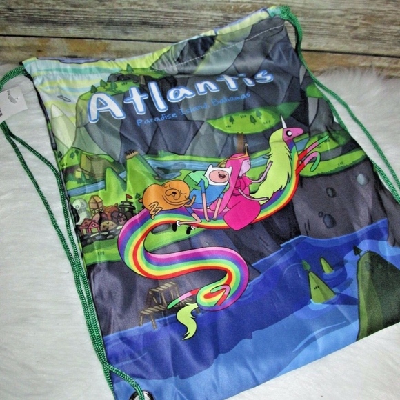Cartoon Network | Bags | Nwt Cartoon Network Adventure Time Drawstring ...